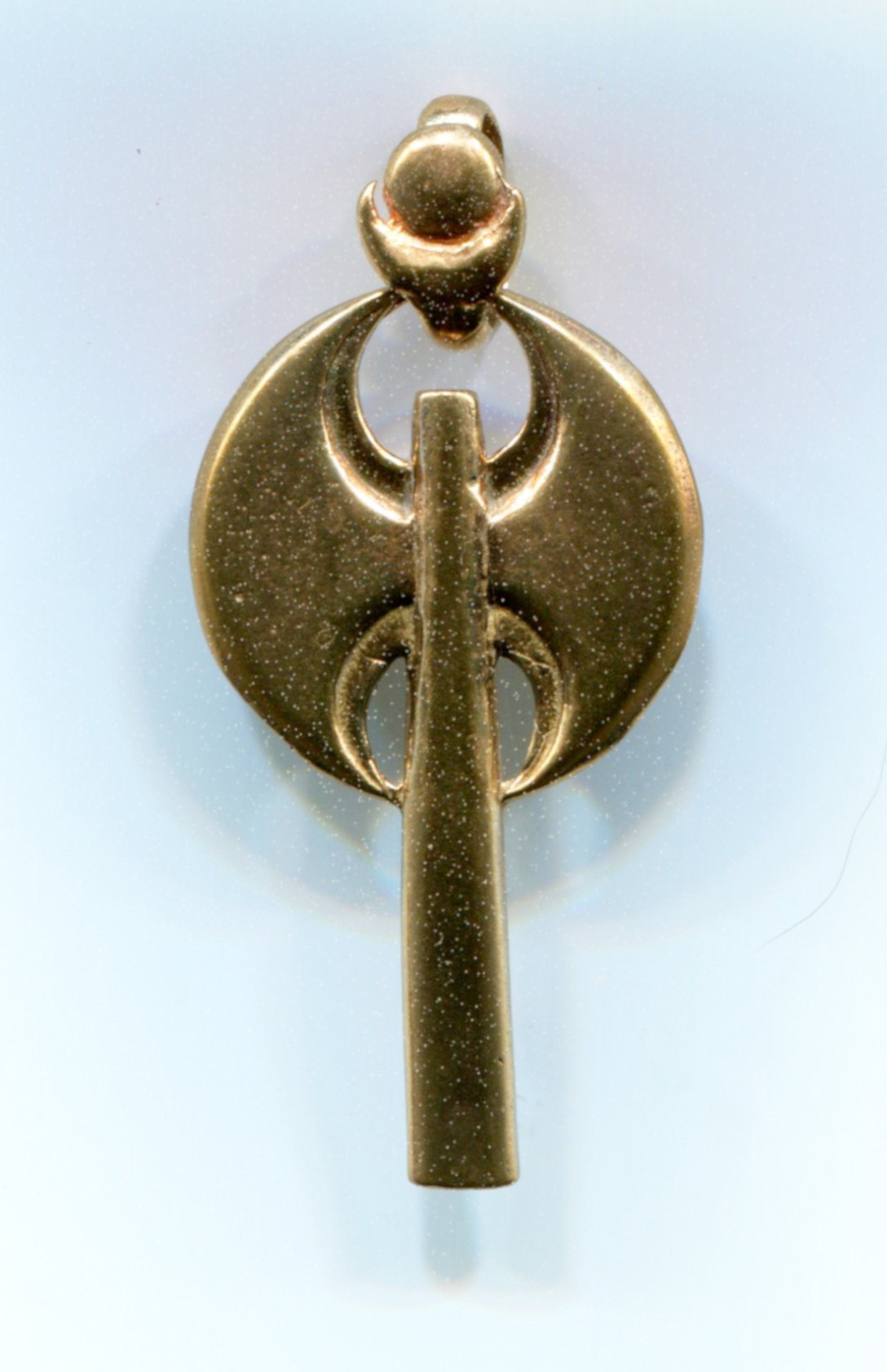 Moon Labrys Pendant with Sun/Moon Bale - 5705B – Dragonscale Jewelry ...